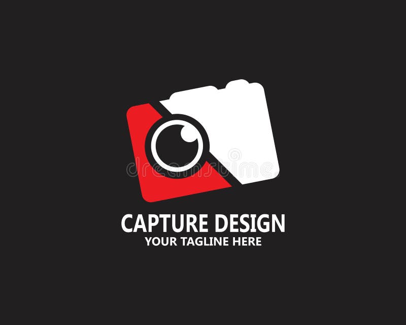 Capturing Camera Photography Icon Logo Design Vector Template Stock ...