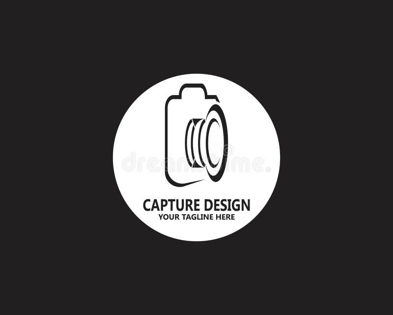 Capturing Camera Photography Icon Logo Design Vector Template Stock ...