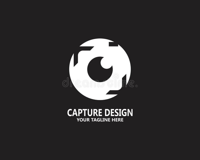 Capturing Camera Photography Icon Logo Design Vector Template Stock ...