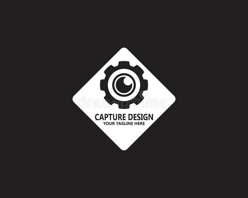 Capturing Camera Photography Icon Logo Design Vector Template Stock ...