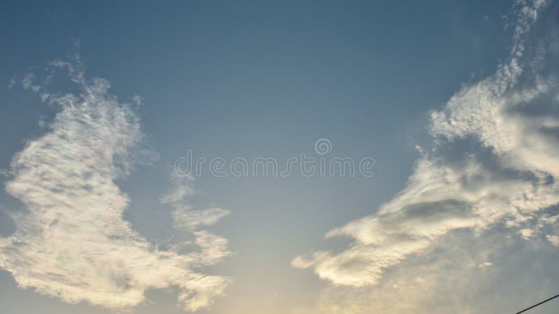Cirrus Clouds a High Level Clouds Observed in the Sky Stock Image ...