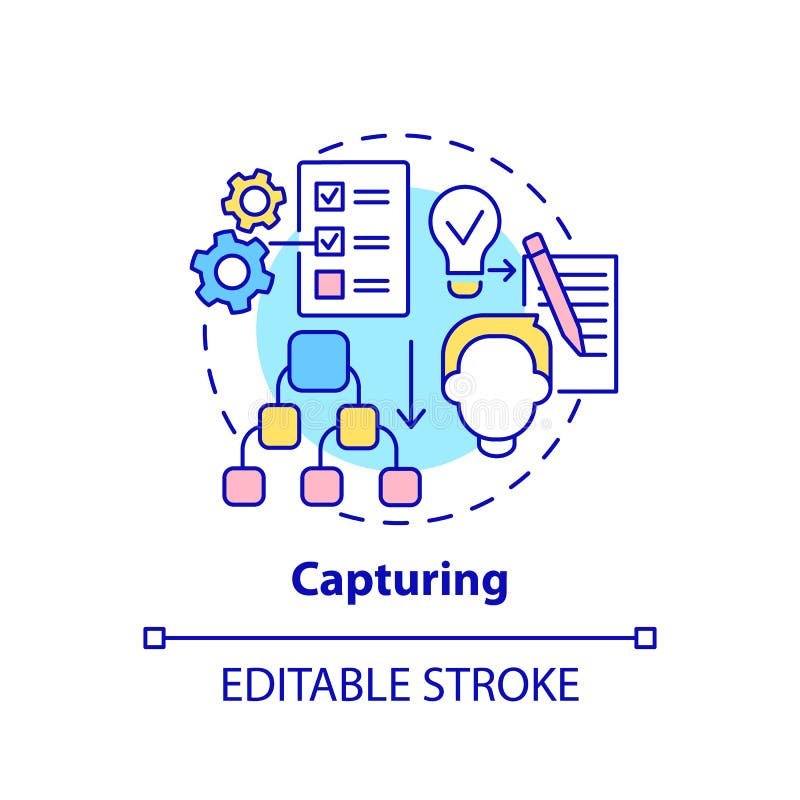 Capturing Thoughts Stock Illustrations – 19 Capturing Thoughts Stock ...