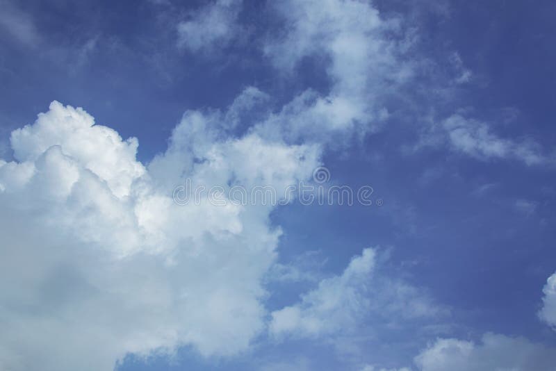 Capturing a Daytime Sky with Clouds and Sunlight Stock Photo - Image of ...