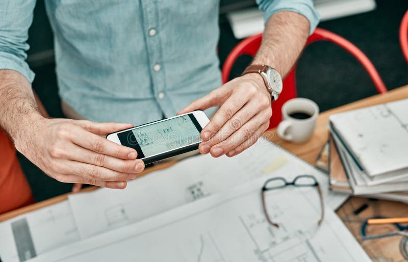 Capturing the Design Process. Closeup Shot of an Unrecognisable ...