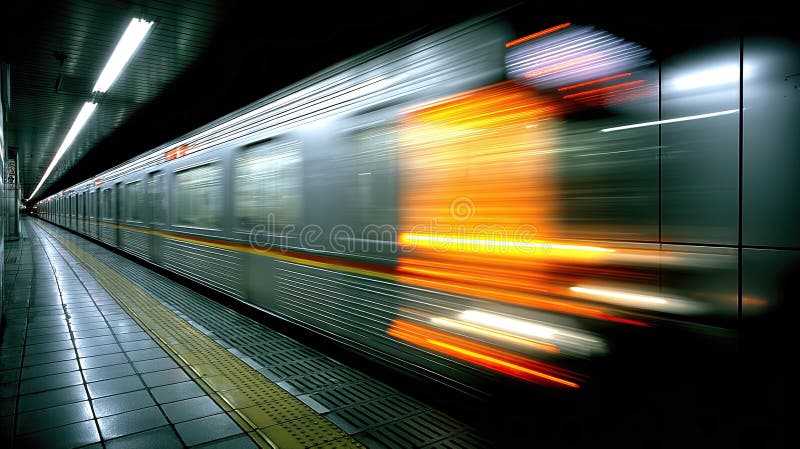 Capturing the Dynamic Pulse of Tokyo Subway in Long Exposure Motion ...