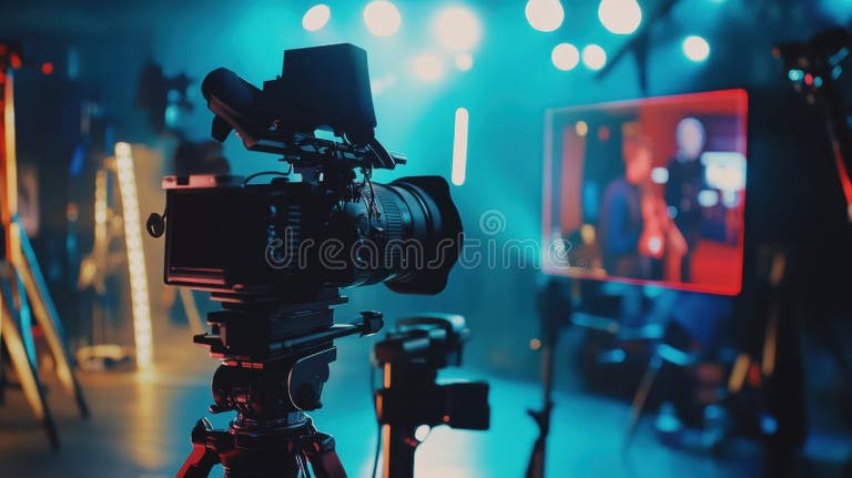 Capturing an Engaging Interview in a Professional Studio, Showcasing ...