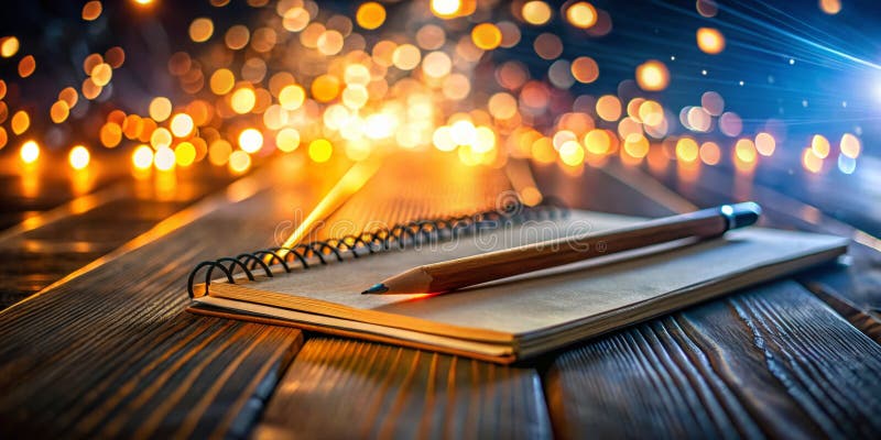 Capturing the Essence of Creativity a Long Exposure Study of a Notepad ...