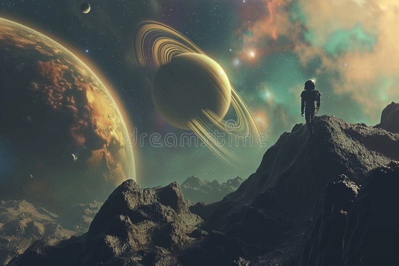 Capturing the Essence of Discovery in the Vast Unknown of Space 3D ...