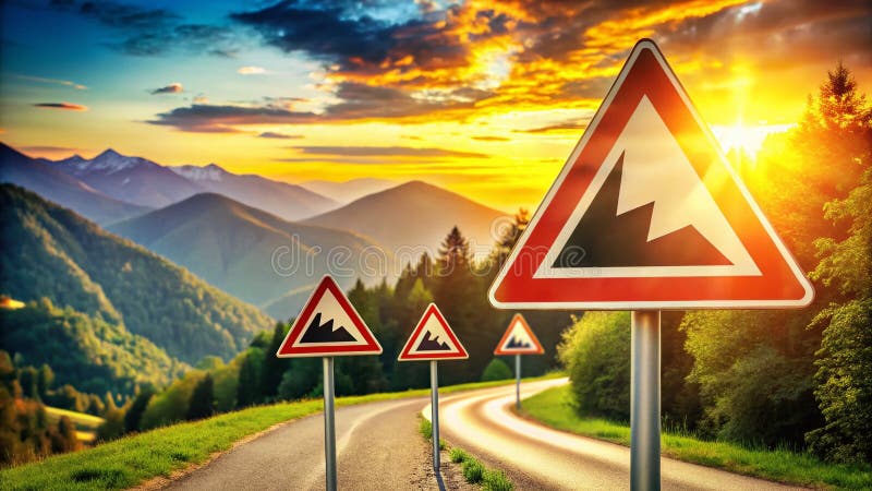 Capturing the Essence of Road Safety a Stunning Landscape Photography ...