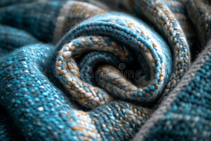 Capturing the Fine Details of Natural Woolen Fabric, this Close-up ...