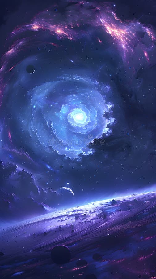 Capturing the Galactic Vortex with Cosmic Light in the Depths of Space ...