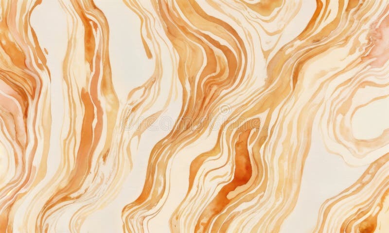 Creamy Marble Waves in Warm Tones Stock Photo - Image of abstract, flow ...