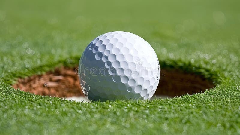 Capturing Golf Precision Mesmerizing Ball Rolling on Smooth Green ...