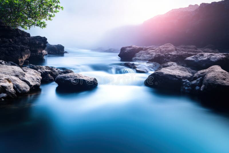 Capturing Harmony and Dissonance in a Tranquil Water Landscape Filled ...