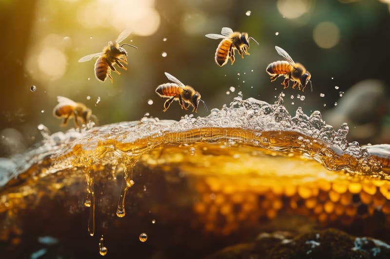 Capturing the Infinite Stream of Honey Inspired by the Joyful Life of ...