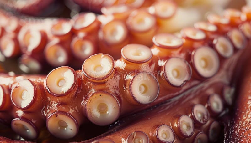 Capturing the Intricacies of a Boiled Octopus Leg: AR 7:4 Stock ...