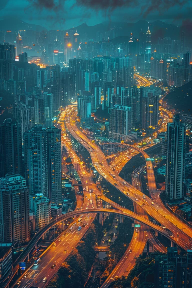 Highway Interchanges Stock Illustrations – 98 Highway Interchanges ...