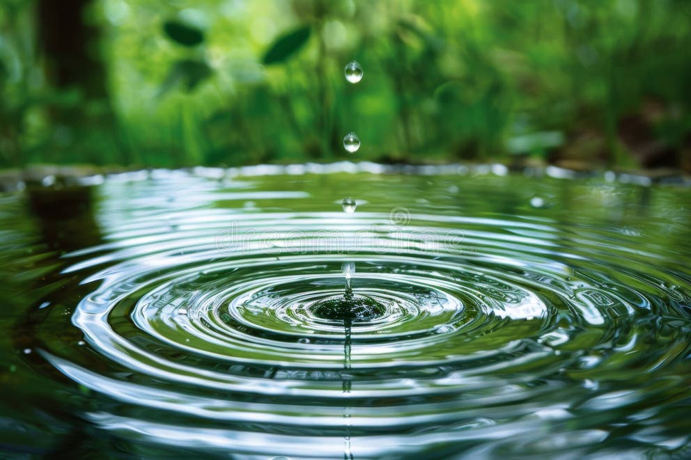 Capturing the Mesmerizing Ripple Effect of Water Droplets and Waves in ...