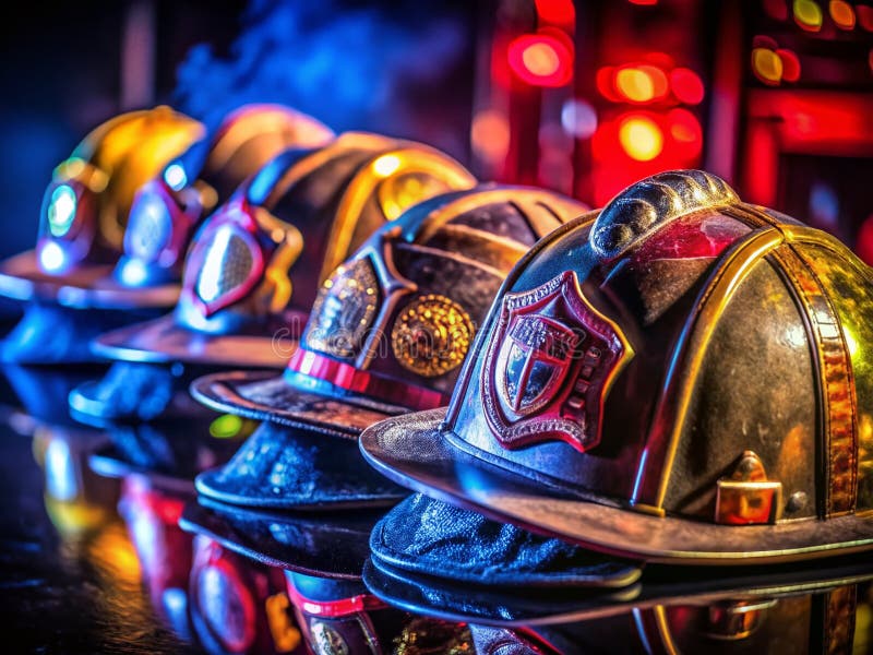 Capturing the Night a Look at Reflective Fire Department Hat Designs ...