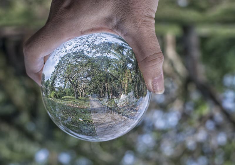 Capturing Objects or Scenes Photography through Crystal Ball Refraction ...