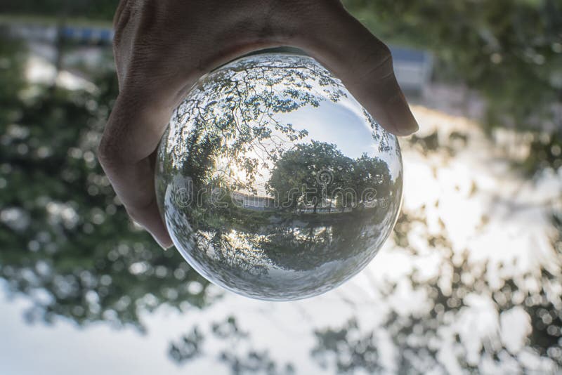 Capturing Objects or Scenes Photography through Crystal Ball Refraction ...