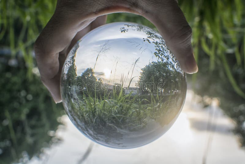 Capturing Objects or Scenes Photography through Crystal Ball Refraction ...