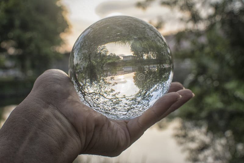 Capturing Objects or Scenes Photography through Crystal Ball Refraction ...