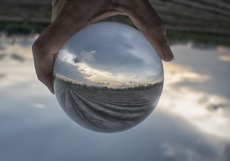 Capturing Objects or Scenes Photography through Crystal Ball Refraction ...