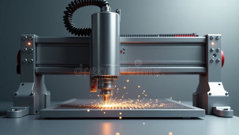 Capturing the Precision and Power of a CNC Machine at Work Sparks ...
