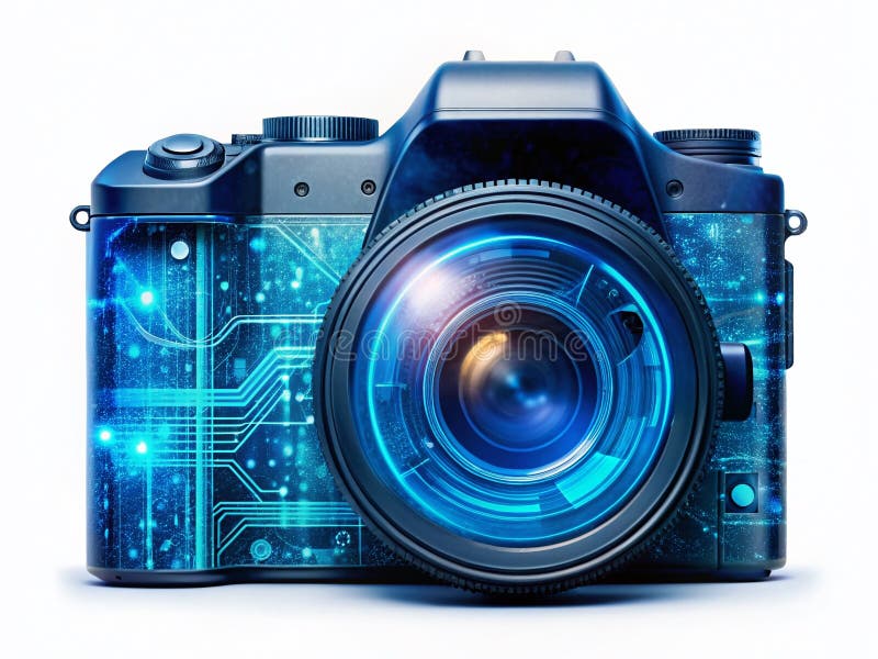 Capturing Stunning Details a Double Exposure of a Modern Digital Camera ...