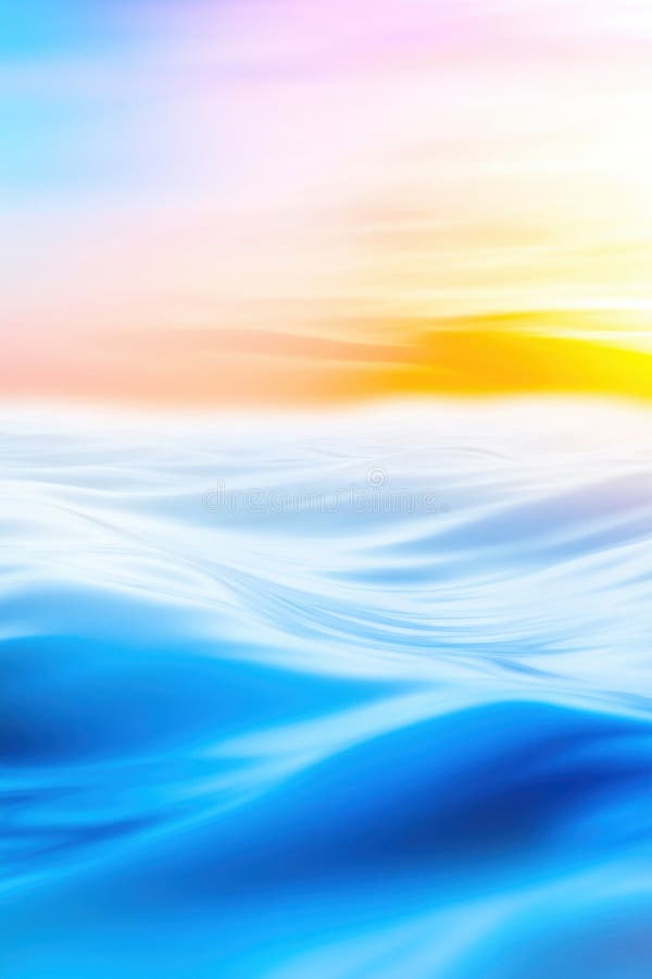 Capturing the Tranquil Essence of Ocean Wave Texture in a Minimalist ...