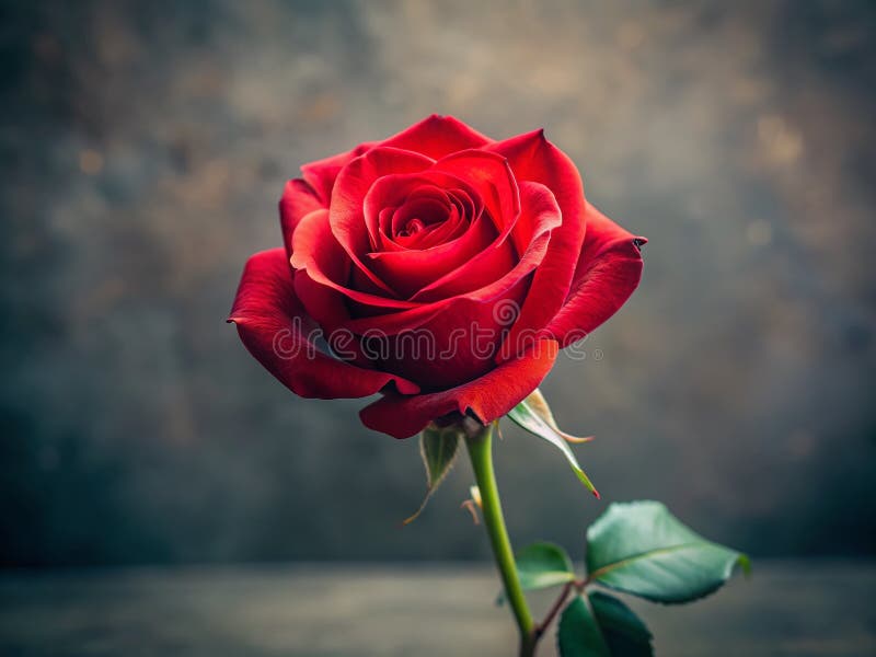 Capturing Tranquility a Single Red Rose in Minimalist Photography a ...