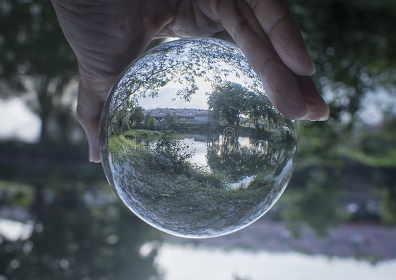 Capturing Objects or Scenes Photography through Crystal Ball Refraction ...