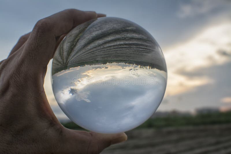 Capturing Objects or Scenes Photography through Crystal Ball Refraction ...