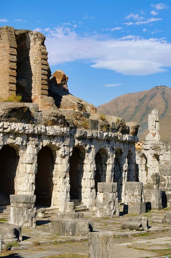 Capua amphitheatre stock photo. Image of arena, roma - 22548392