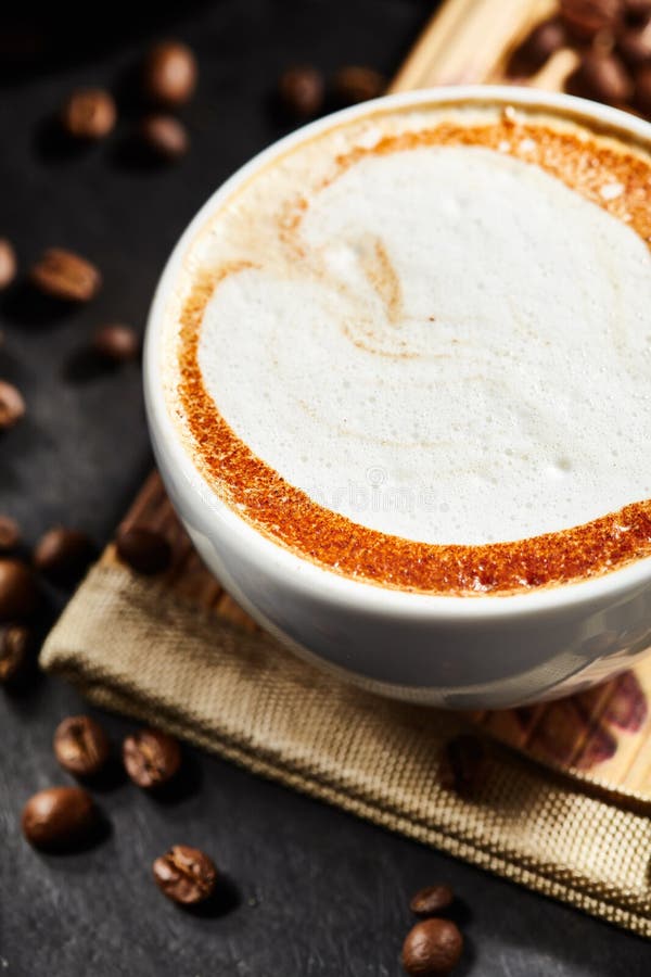 Capuccino Coffee stock image. Image of breakfast, gourmet - 81547917