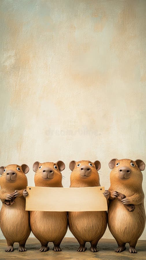 Capybara Background Graphic Stock Illustration - Illustration of ...
