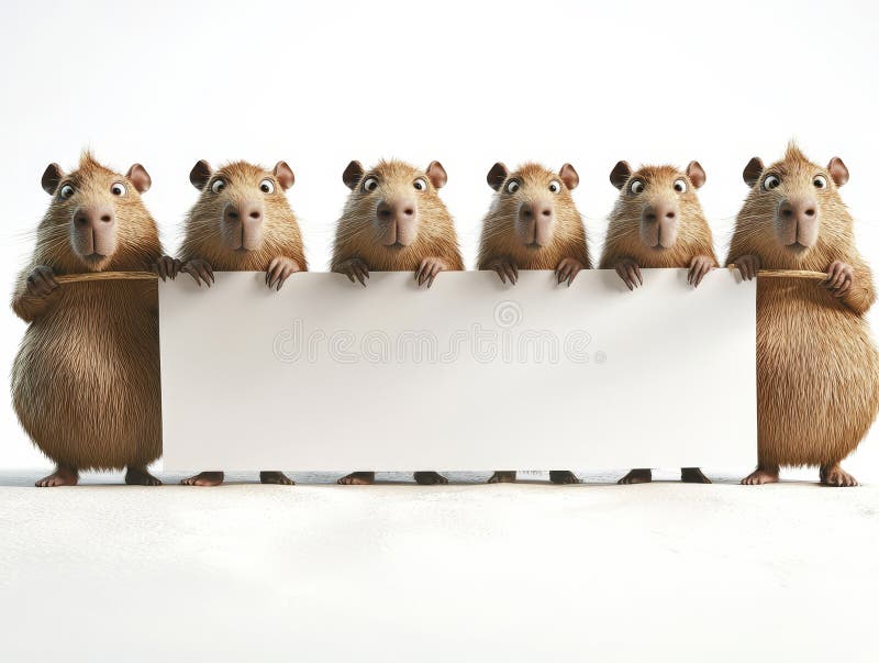 Capybara Background Graphic Stock Illustration - Illustration of ...