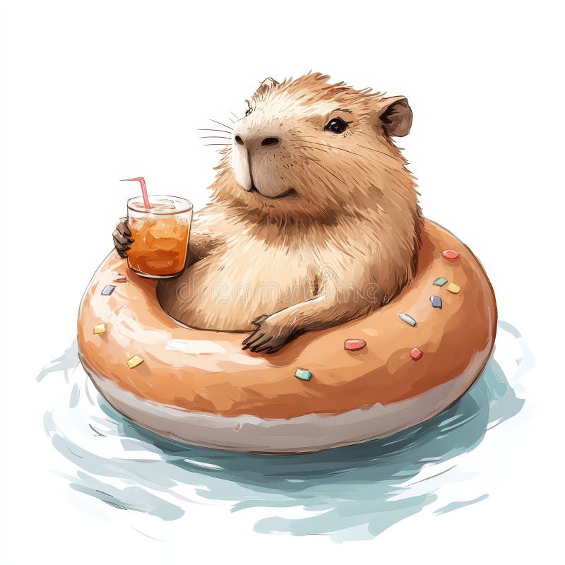 Capybara Drink Stock Illustrations – 272 Capybara Drink Stock ...