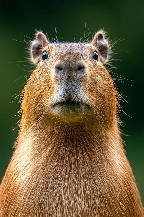 The Capybara, Funny Positive Big Rodent Stock Image - Image of wildlife ...