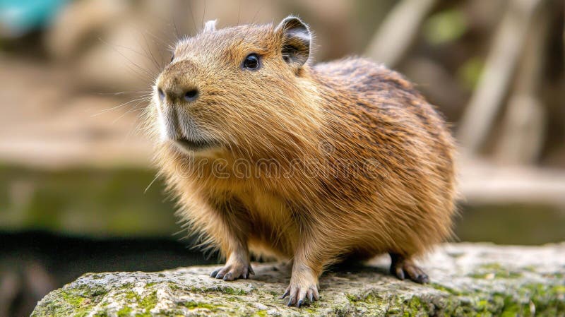 The Capybara, Funny Positive Big Rodent Stock Photo - Image of fauna ...