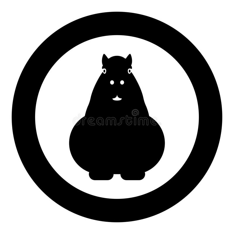 Capybara icon stock vector. Illustration of logo, vector - 293140213