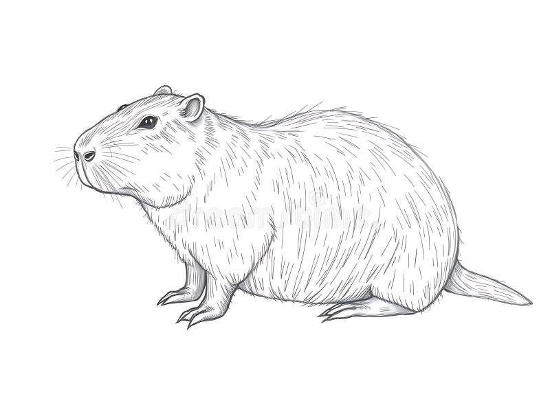 Detailed Capybara Stock Illustrations – 635 Detailed Capybara Stock ...