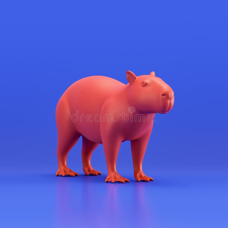 Capybara single 11 stock vector. Illustration of wildlife - 280666362