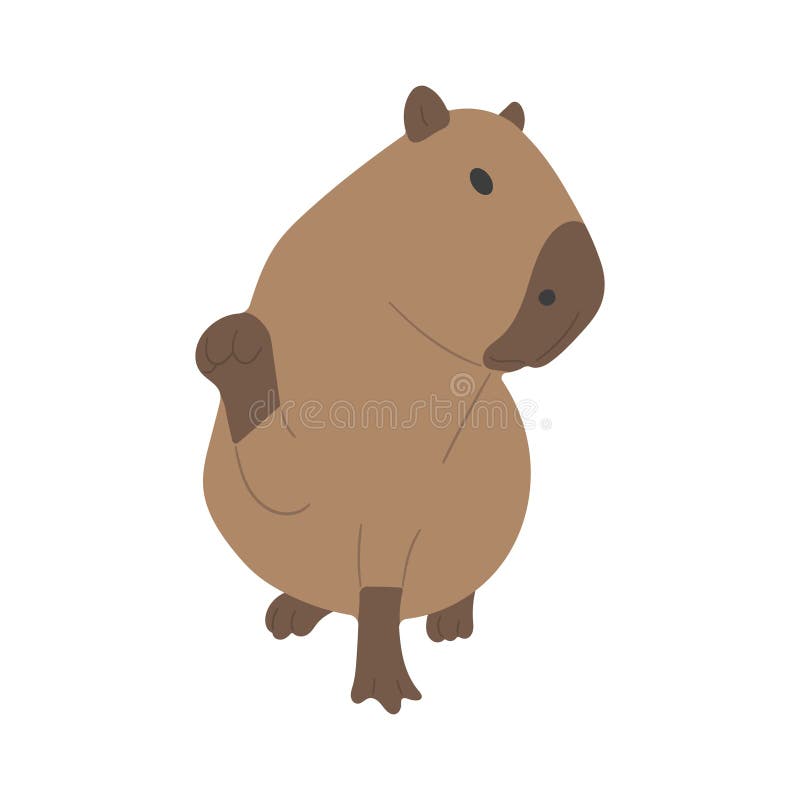 Single Capybara Stock Illustrations – 178 Single Capybara Stock ...