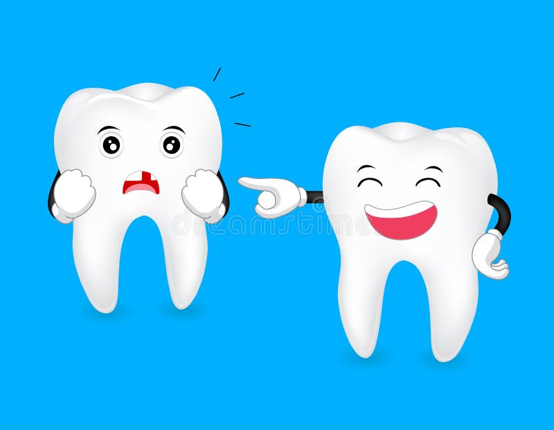 Diente flojo ilustración del vector. Ilustración de niño - 126506849