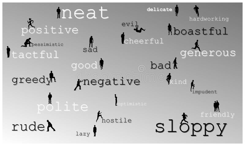 Carácter humano stock de ilustración. Ilustración de gris - 56686756