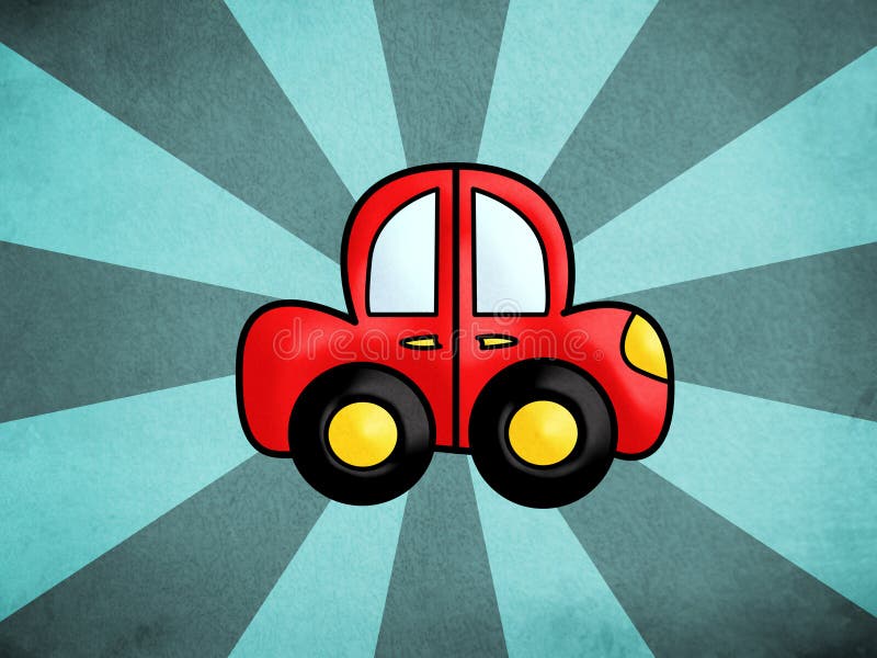 Red Car Doodle stock vector. Illustration of automobile - 39315949