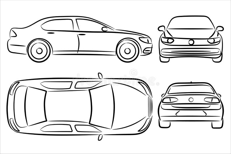 Race Car Back View Line Art Stock Illustrations – 42 Race Car Back View ...