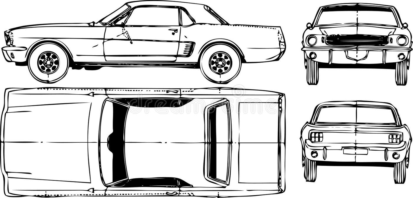 Car Dimensions Stock Illustrations – 402 Car Dimensions Stock ...